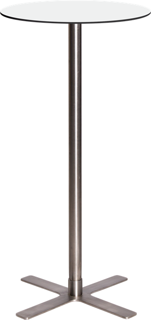 Stainless Plus Bar Table - Round - Harry the hirer