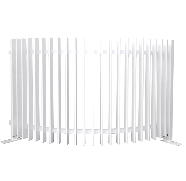 Blade Fencing 2m Curved Panel - Harry the hirer